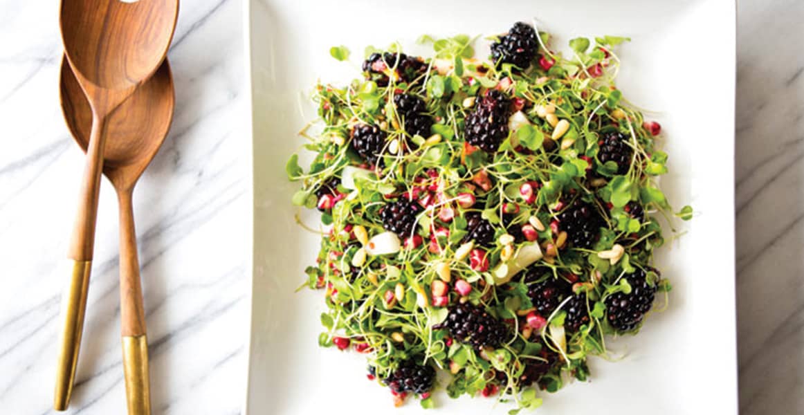 Fresh Fruity Microgreen Salad - The Microgreen Team